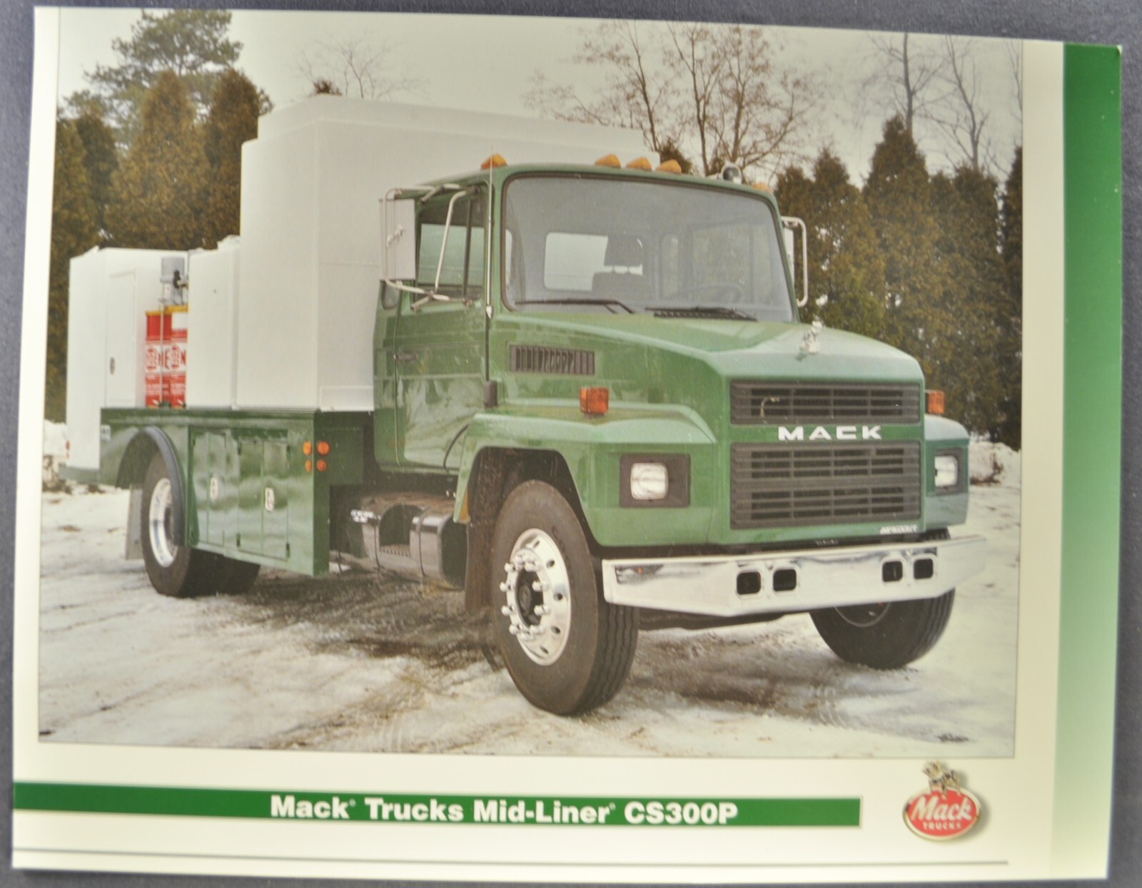 1994 Mack Mid-Liner Truck Brochure Sheet CS300P Cargo Dump Excellent ...