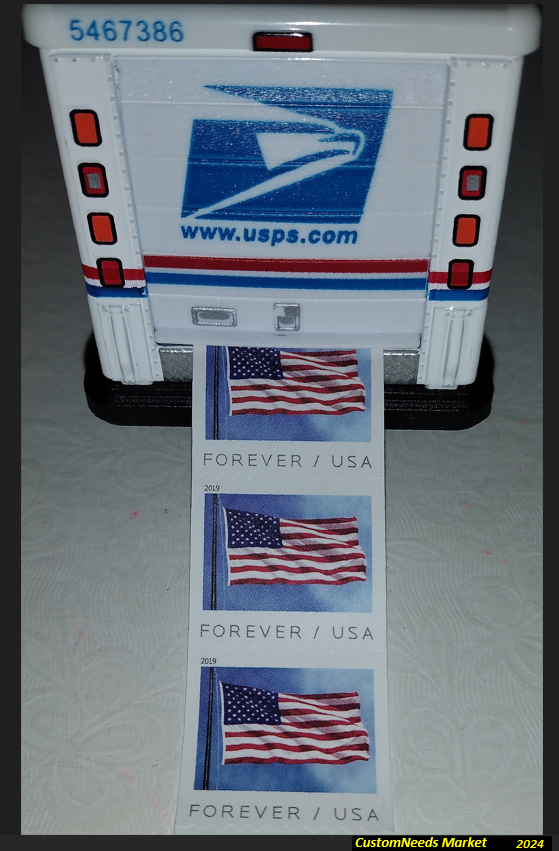 Postage/Stamp Dispenser Unique Replica Postal Truck ONLY (50% Shipping ...