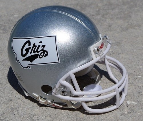 MONTANA GRIZ GRIZZLIES 2014 "MAP" FOOTBALL MINI HELMET MUST READ ITEM ...