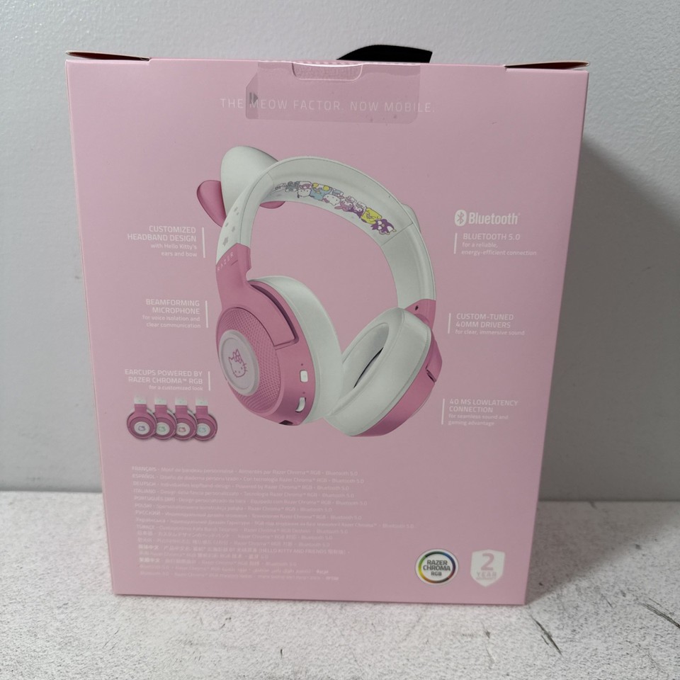 Razer Kraken BT Hello Kitty and Friends Edition Wireless Bluetooth ...