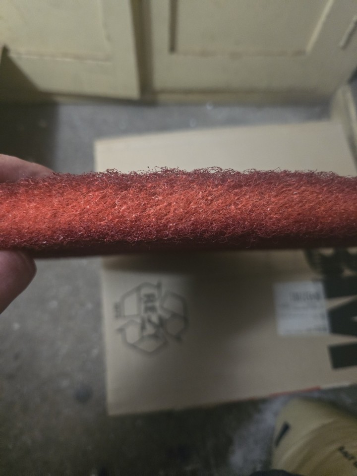 3M Scotch-Brite Red Floor Buffer Pads Pack Of 5 | eBay UK