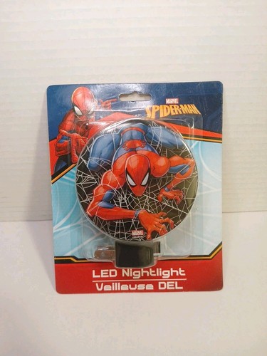 Spider-Man Led Nightlight Wall Plug-In With On Off Switch New In Box | eBay