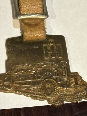 Pocket Watch Fob Advertising IH Heavy Earth Scraper Equipment With ...