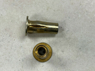 New Steel Pre-Bulbed Cross Nuts Zinc Yellow (Plus Nuts/ Threaded ...