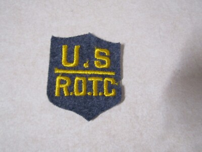 MILITARY PATCH OLD ORIGINAL WW2 ERA OR LATER US ARMY ROTC RESERVE ...