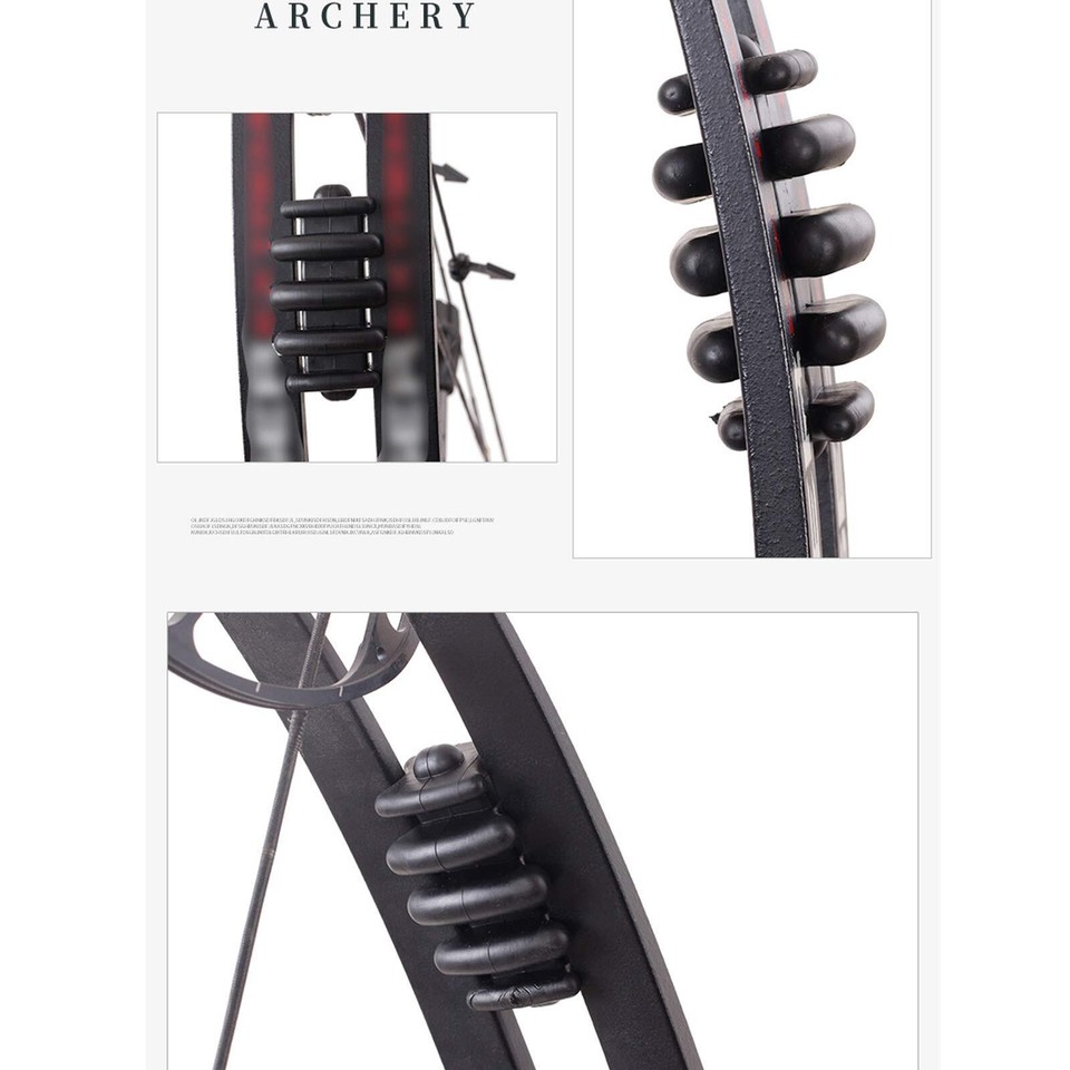 2 Pcs Compound Bow Limb Dampeners Archery Bow Stabilizer Silencers ...