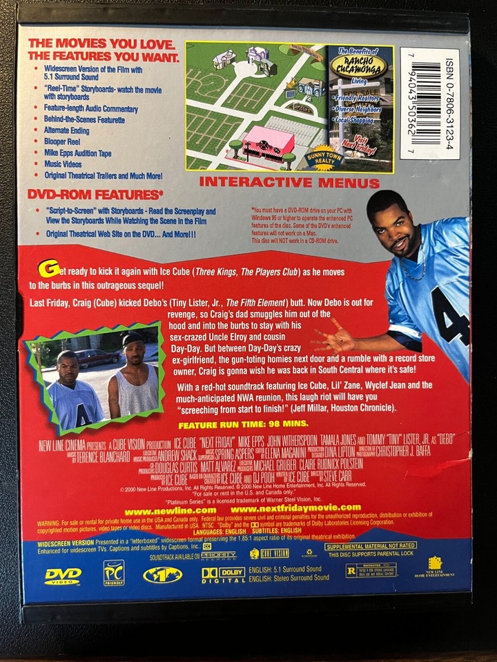 * Next Friday - Ice Cube - Mike Epps - Very Good DVD 794043503627| eBay