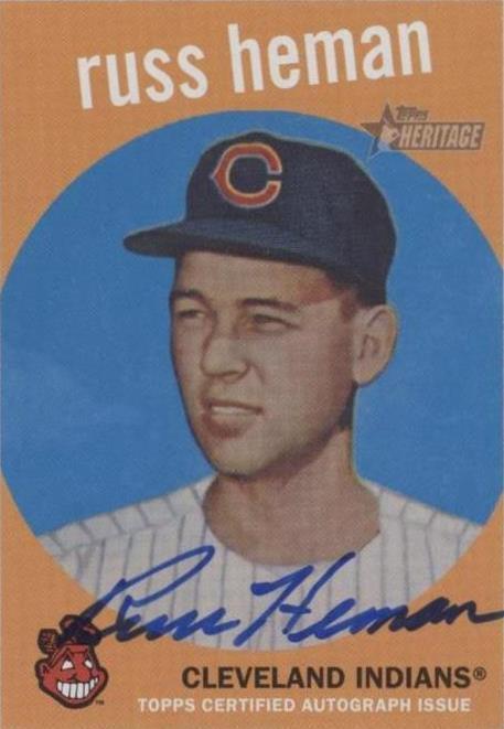 2008 Topps Heritage - Real One Autographs Russ Heman #ROA-RH (AU) for ...