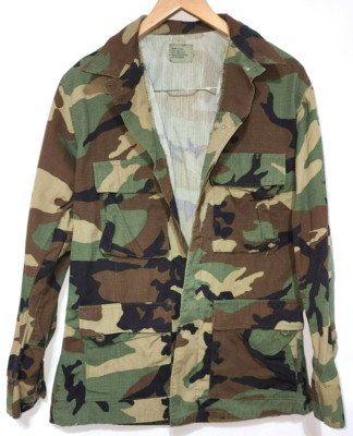 BDU Woodland Camouflage Jacket Shirt Military Issue Winter Medium ...