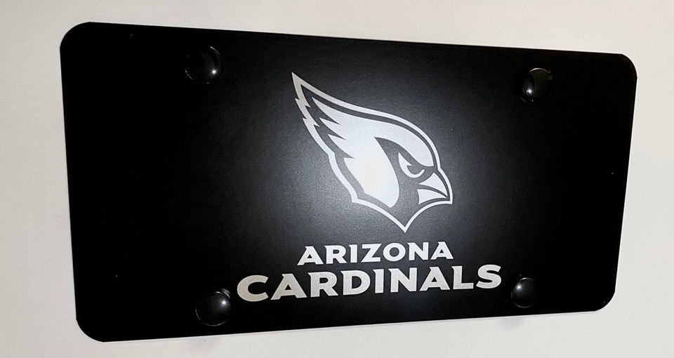 Arizona Cardinals Laser Engraved Etched Stainless Steel Finished ...