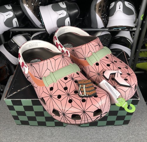 Crocs Demon Slayer Nezuko Classic Clogs Pink Men's Sz 11 US (209320-206 ...