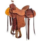Western Ranch Roping Roper Wade Horse Saddle Tree A Fork Work Leather ...