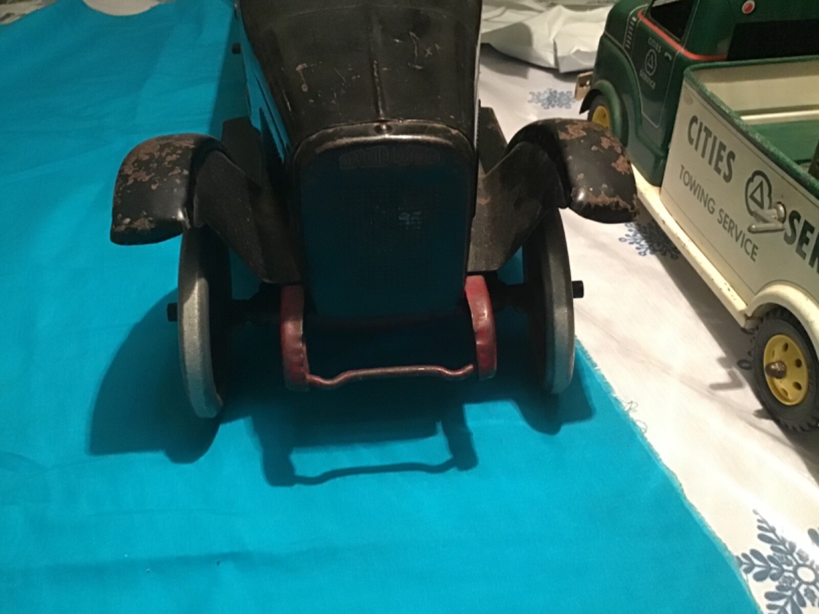 BUDDY L PRESSED STEEL CHAIN LIFT DUMP TRUCK 24” | eBay