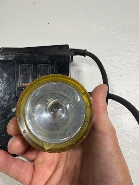 Vintage Mine Spot/Mine Safety Miners Helmet light/lamp-untested | eBay
