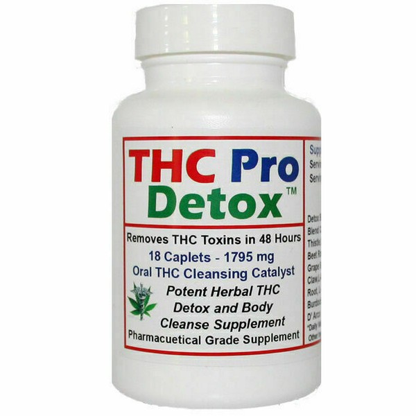 Natural Way Supplements THC Pro Detox 1795mg Cleanse - 18 Count for ...