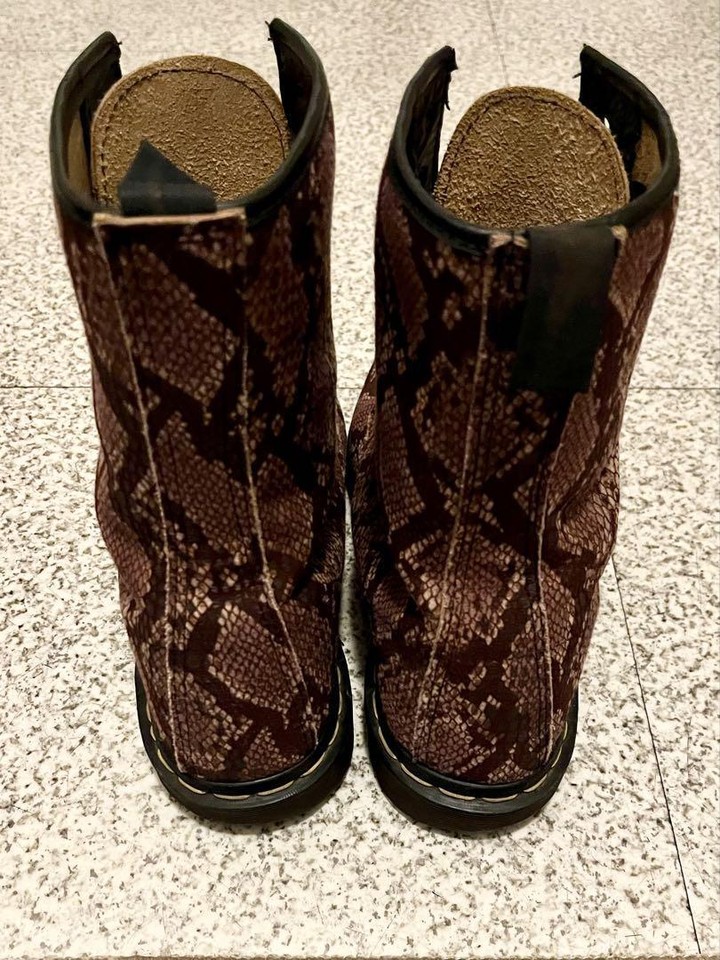 Dr. Martin Snake Pattern Made In England Size US11 | eBay