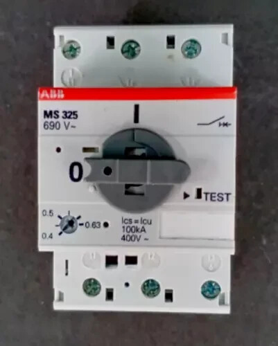 MS325-0.63 ABB Circuit Breaker Manual Motor Starter. | eBay