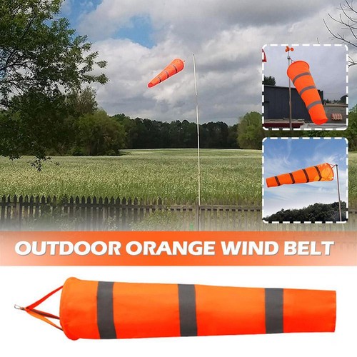 Outdoor Orange Wind Direction Belt Reflective Windsock For Wind H ...