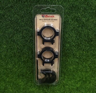 Burris Signature Zee Rings 30mm Medium Scope Rings Weaver, Matte Black ...