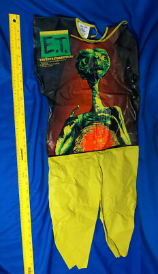 Rare 1982 80s Movie E.T. The Extra Terrestrial Halloween Costume Small ...