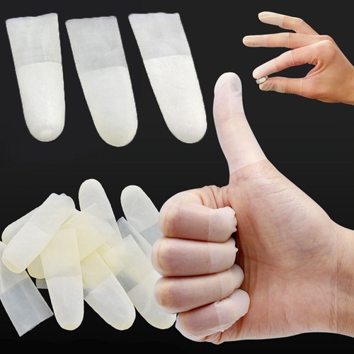 100PCS Transparent Frosting Disposable Finger Cover Workplace | eBay