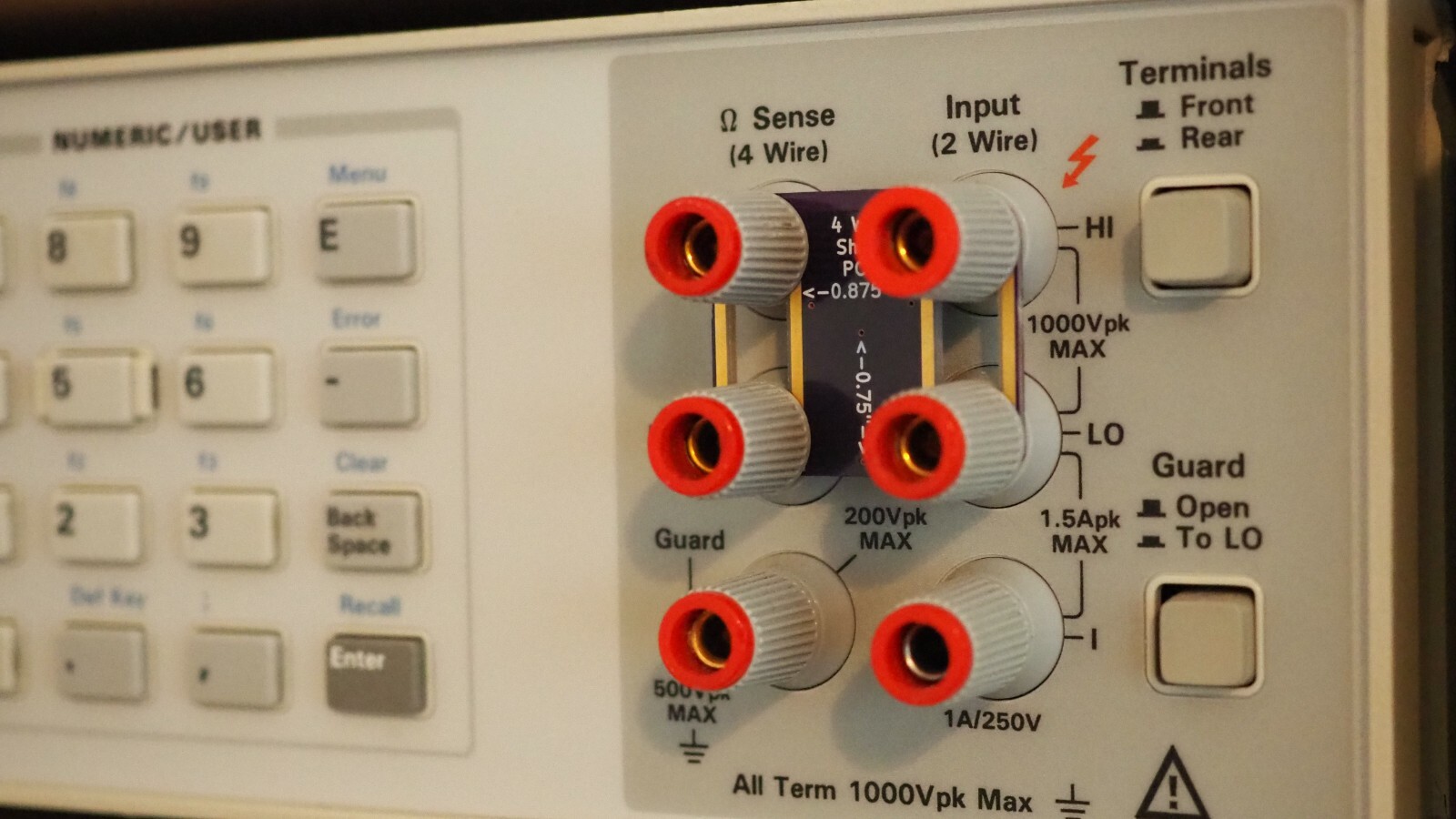 PCB for shorting DMM's binding posts of HP 3455A, HP 3456A, HP 3458a | eBay