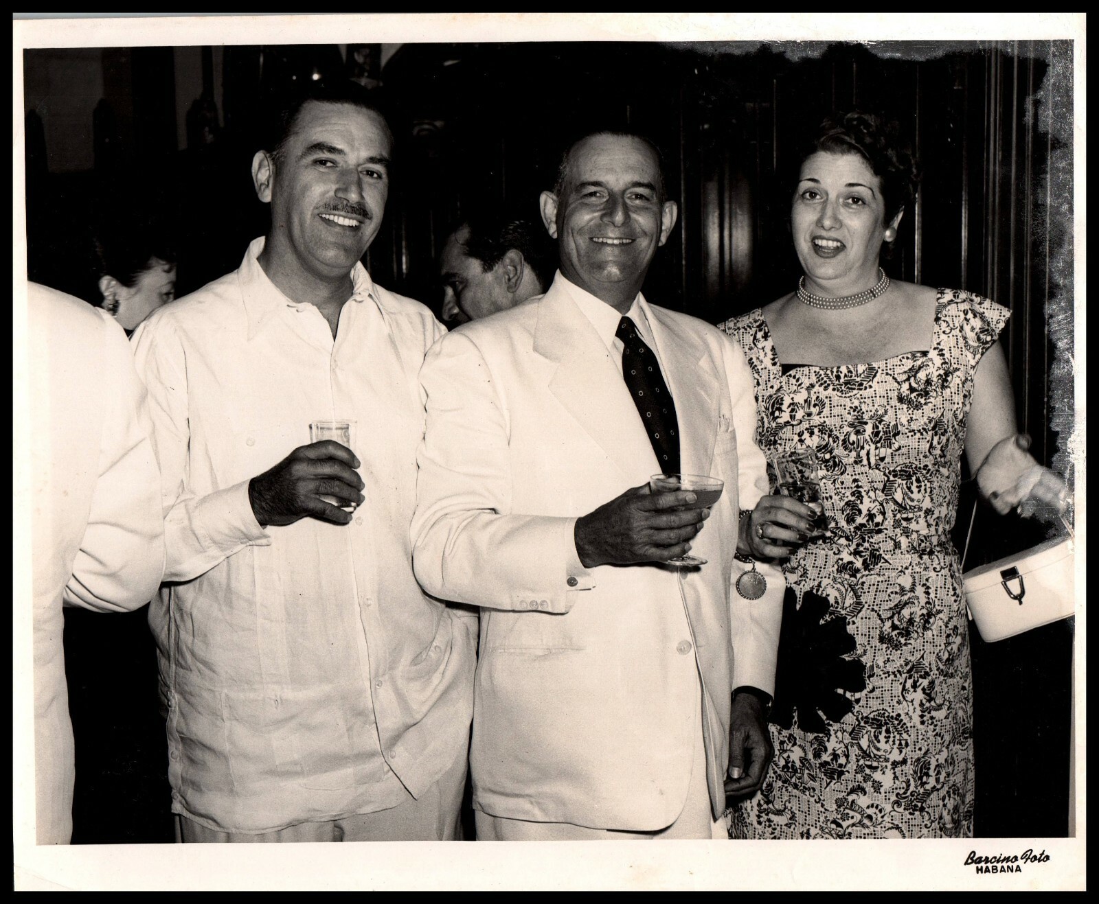 SOCIALITES PARTY HAVANA HIGH LIFE BEFORE CASTRO CUBA 1952 BARCINO Photo ...