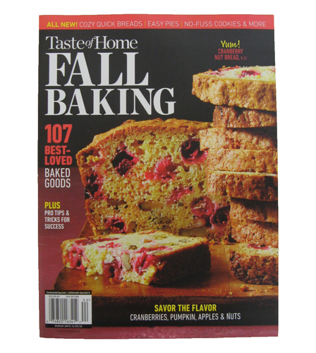 Taste Of Home Magazine 2024 Fall Baking Bread Pie Cookie 107 Baked ...