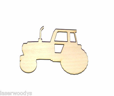 Farm Tractor Unfinished Wood Shape Cut Out F4157 Crafts Lindahl ...
