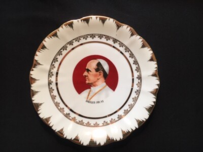 Vintage Catholic Plate - Pope Paul VI | eBay