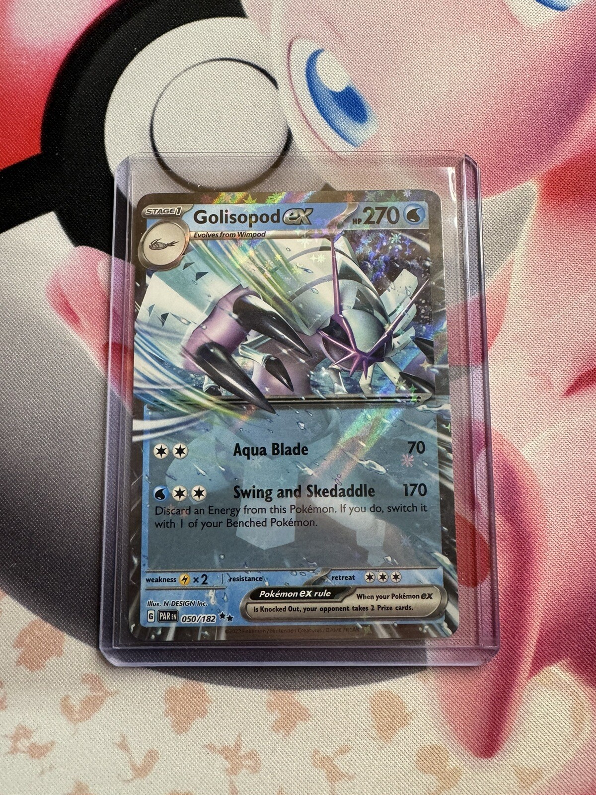Holo Golisopod ex - 050/182 Double Rare Paradox Rift Pokemon TCG | eBay