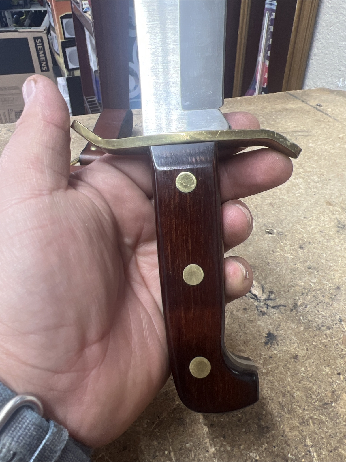 *MUST SEE* Rare Mint Vintage Western W47 Bowie Knife w/Original Leather ...