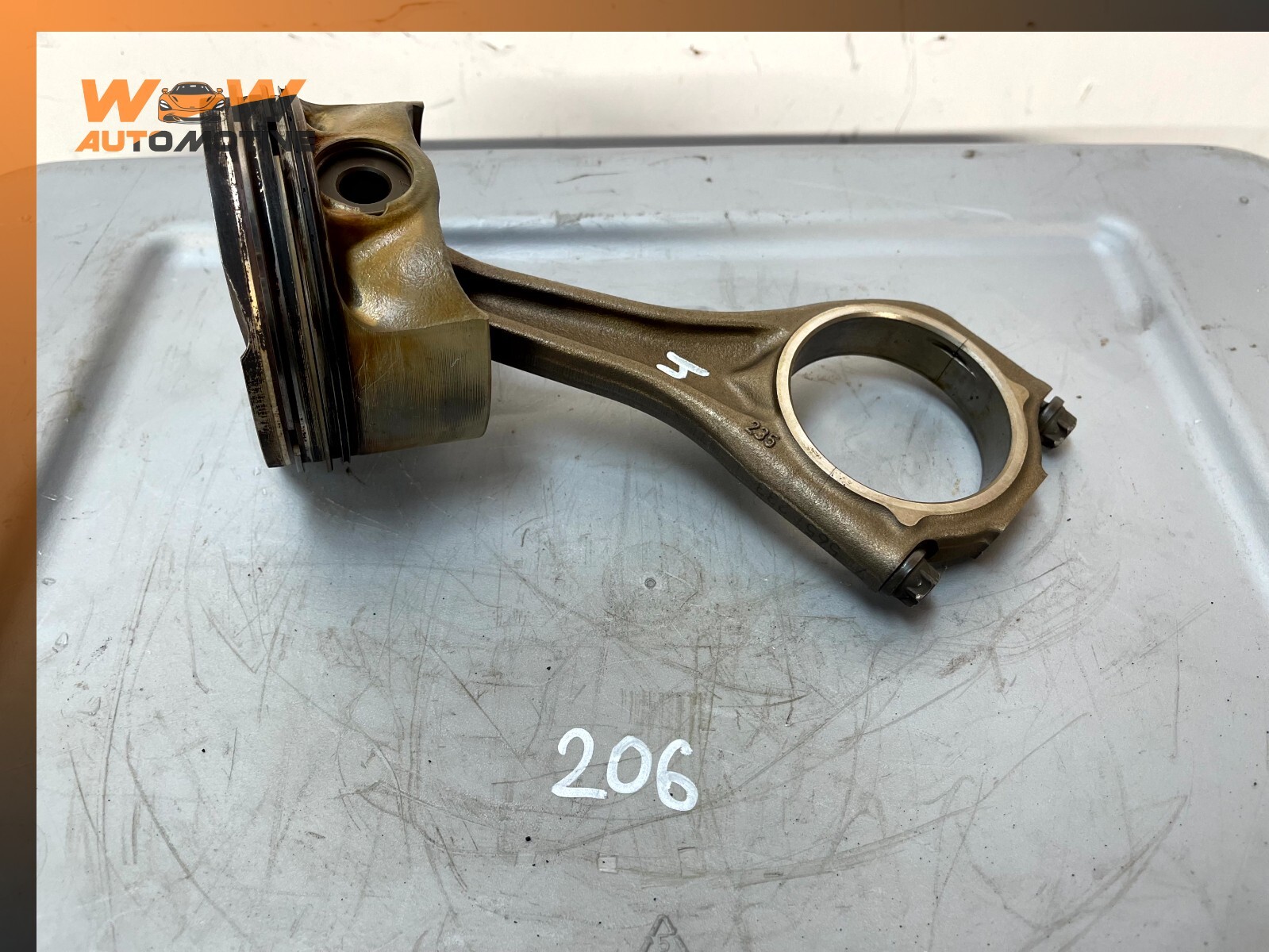 09-14 BMW 5 7 SERIES 550i 750i X5 X6 N63 ENGINE PISTON W/ CONNECTING ...