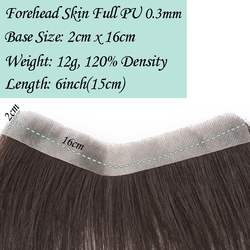 Mens Toupee 100% Remy Human Hair Frontal Receding Hairline Hairpiece ...