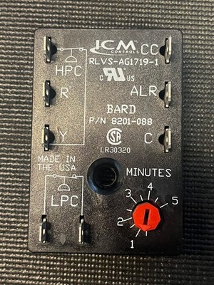ICM Controls Bard 8201-088 Compressor Control Module Time Delay | eBay
