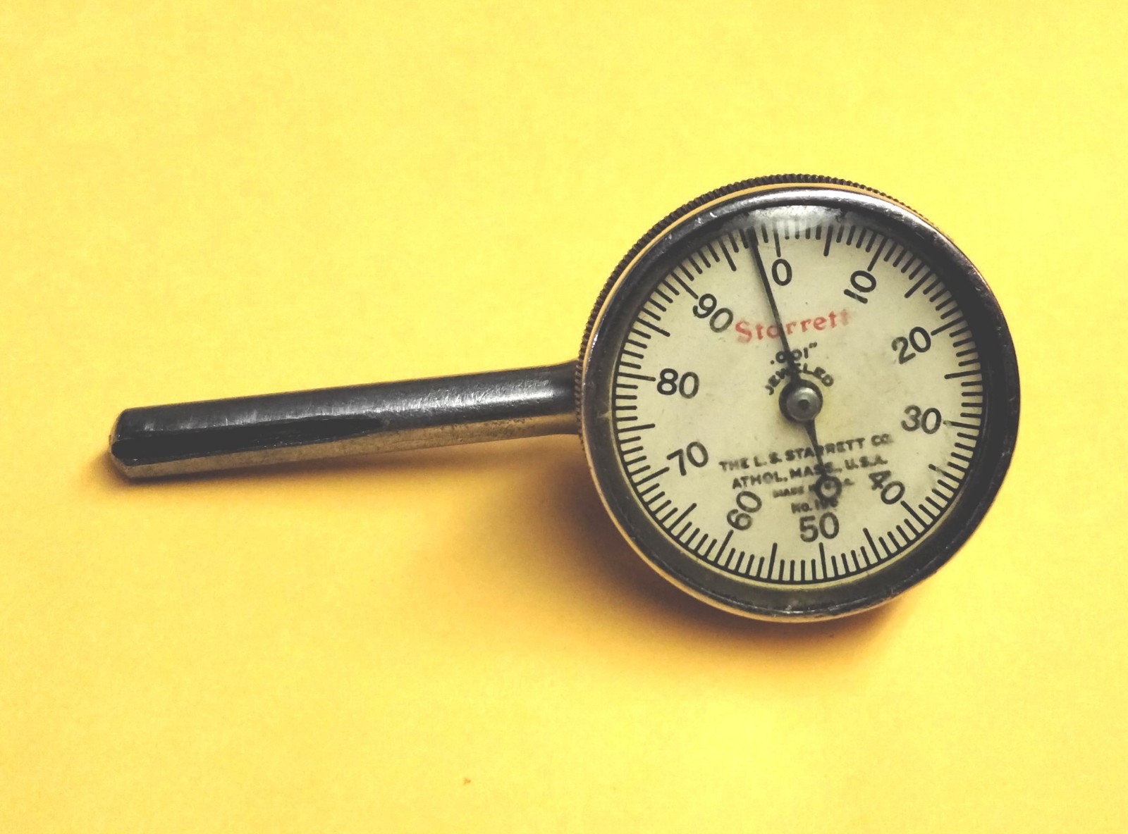 Vintage No.196 Dial Test Indicator .001” Jeweled L.S Starrett Co ...