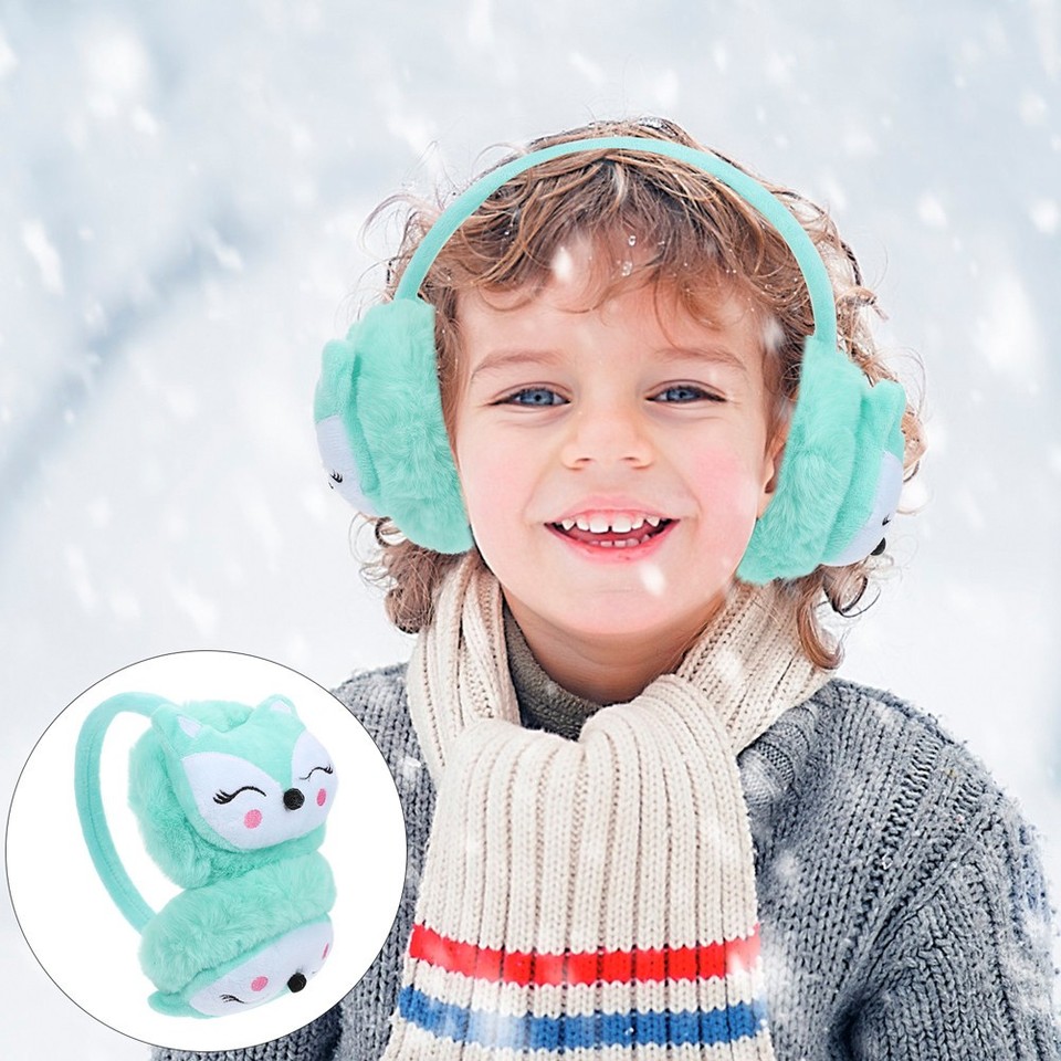 2 Pcs Girl Ear Muffs Children Earmuff Girls Earmuffs for Cold Weather ...