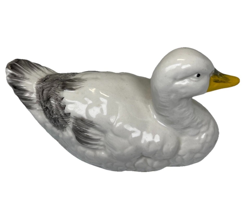 Latex Mold Make Concrete Or Plaster 6 Inches Swimming Duck Decor White ...