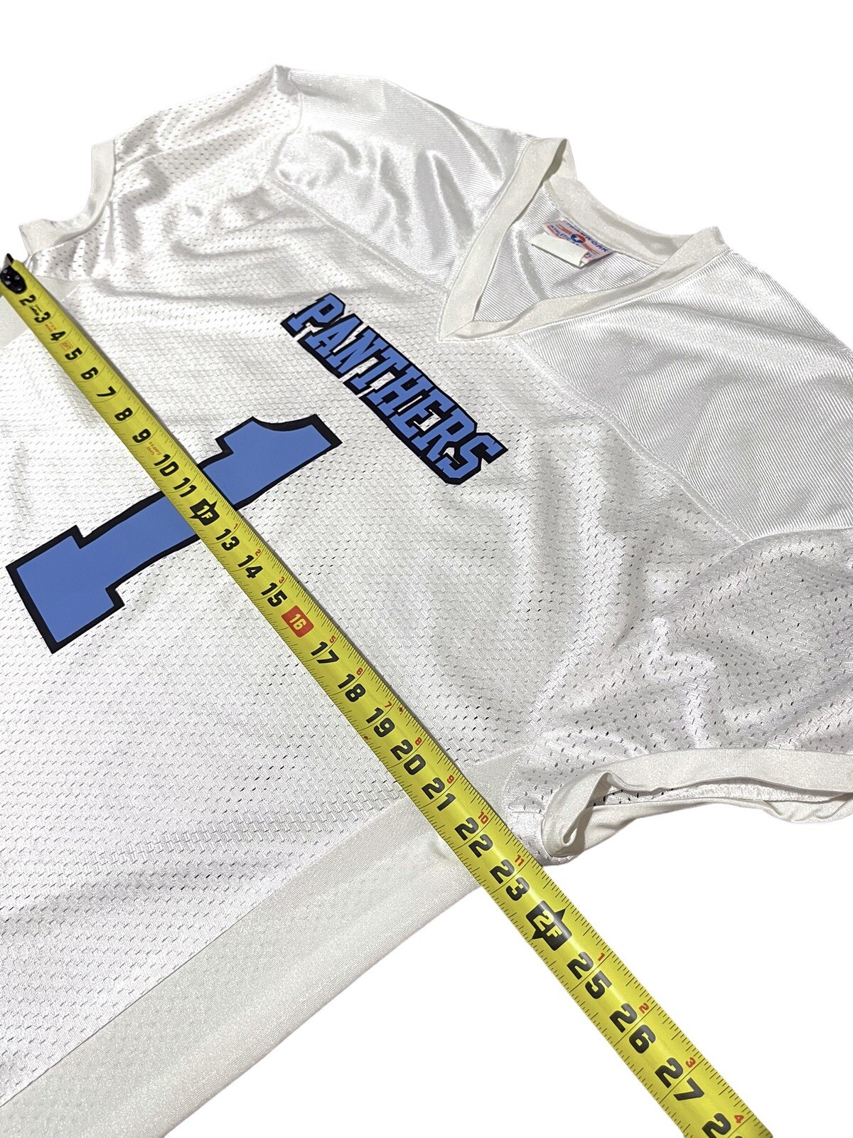 Teamwork Athletic Panthers white practice Jersey size… - Gem
