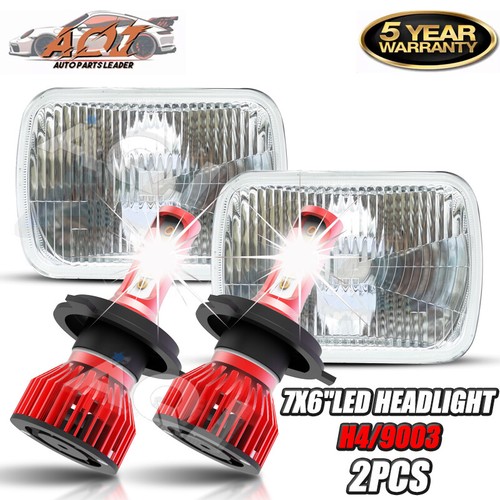 5x7 7x6 LED Headlight Hi-Lo For Chevy Express 1500 2500 3500 Astro ...