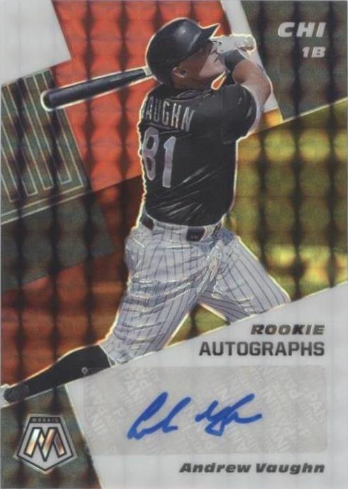 2021 Panini Mosaic - Rookie Autographs Mosaic Andrew Vaughn #RAM-AND ...