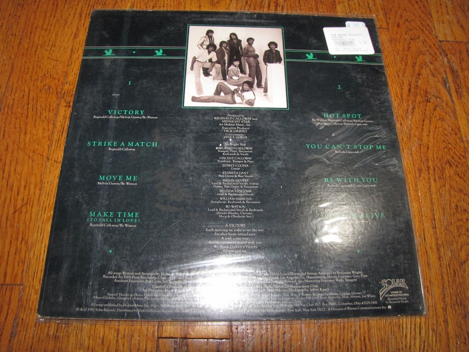 MIDNIGHT STAR - VICTORY - SOLAR RECORDS LP | eBay