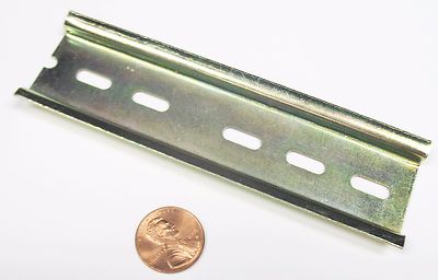 (2) Din Rail Mounting Bracket 35mm x 5" IEC Circuit Breakers Contactors ...