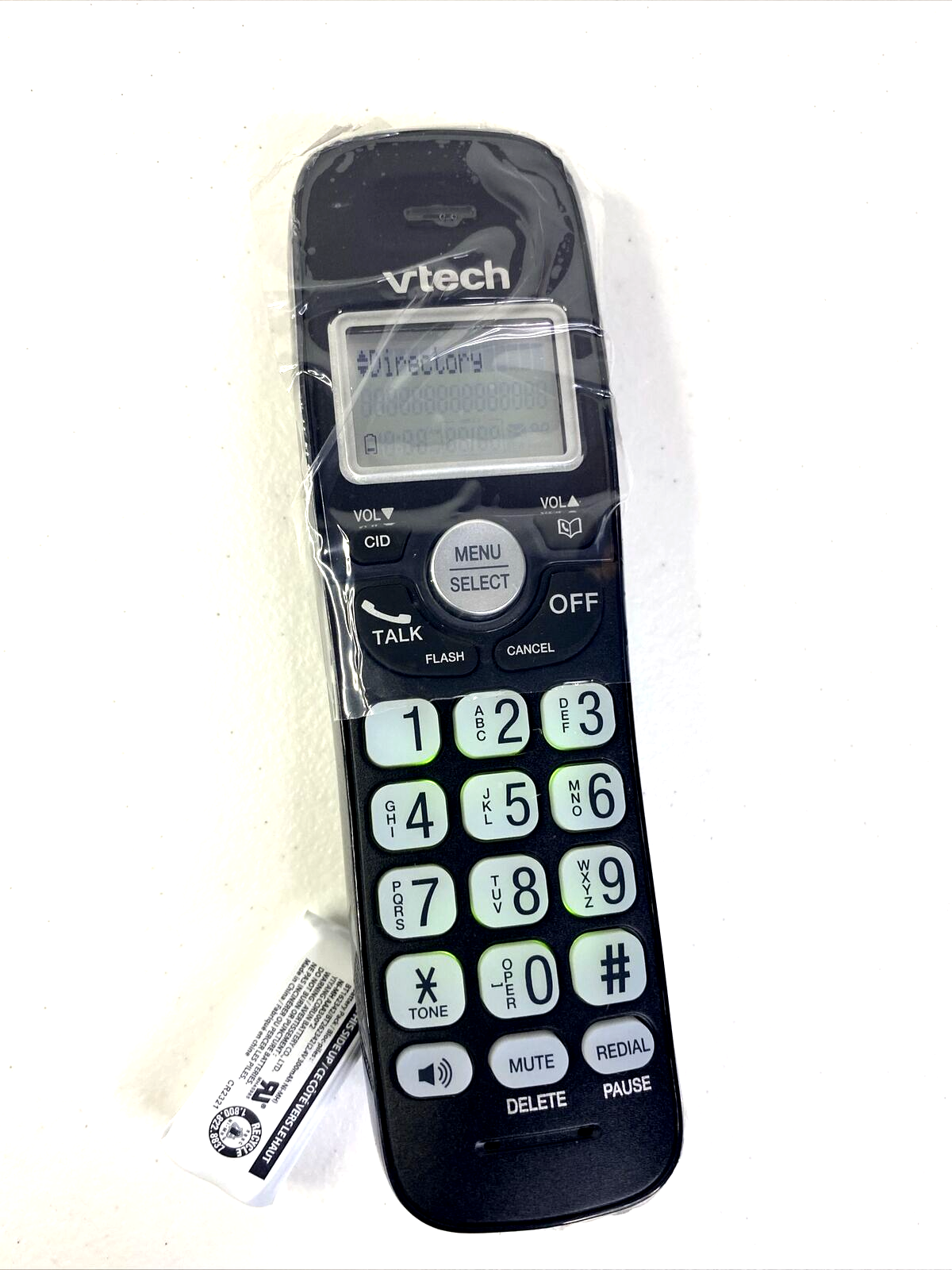 VTech VG104-11 DECT 6.0 Cordless Phone With Answering Machine Black | eBay