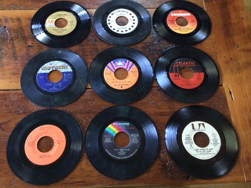 LOT OF 9 Various Labels Vintage 45 rpm 7 inch records 50s 60s 70s | eBay