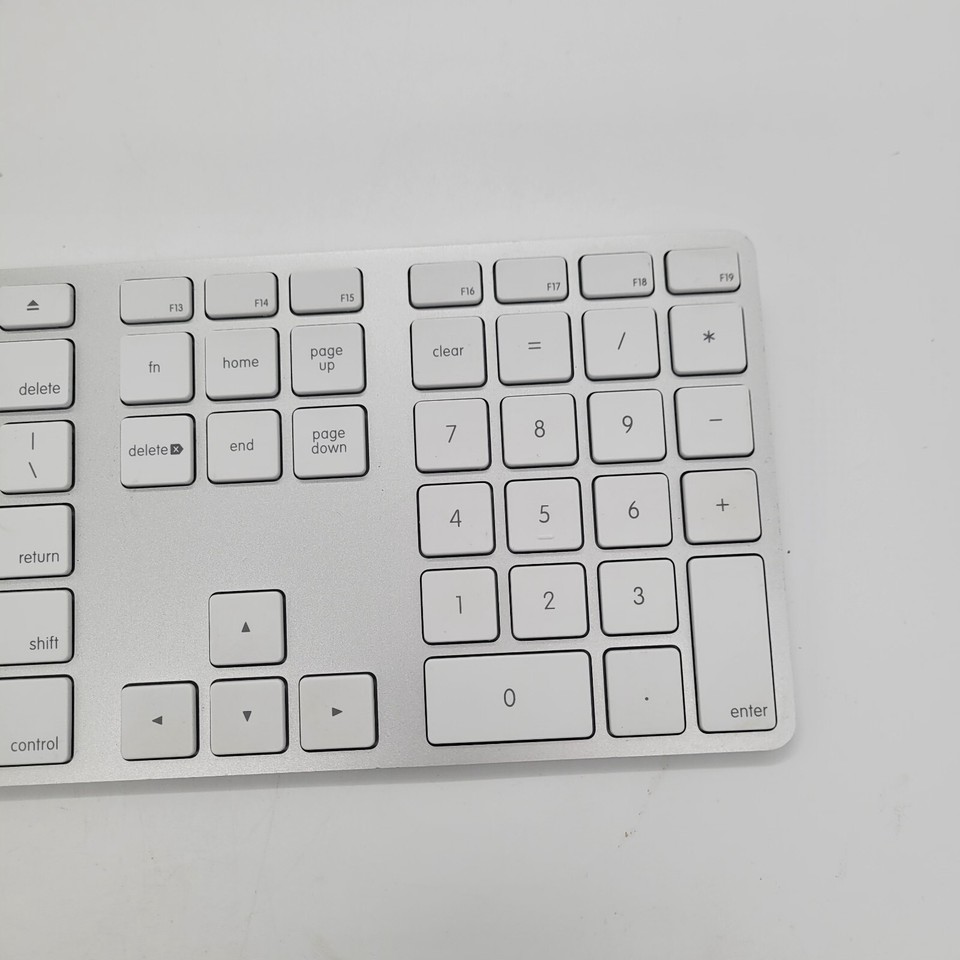 Genuine Apple A1243 Wired USB Keyboard with 10 Key for iMac, Mac Mini ...