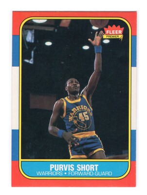 1986 Fleer #100 Purvis Short Basketball Golden State Warriors | eBay