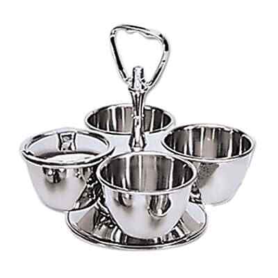 Adcraft MLS-4 Stainless Steel 4 Bowl Revolving Server | eBay