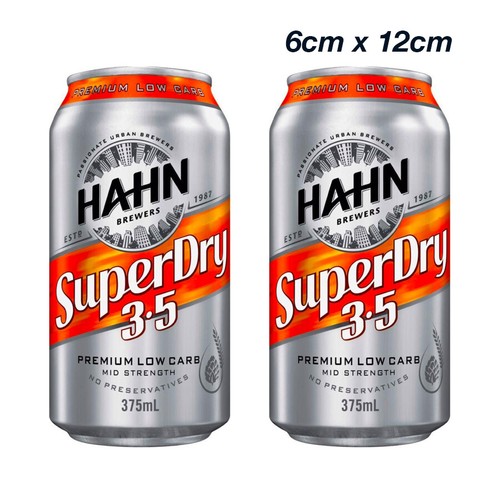 HAHN SuperDry 3.5 Beer Can Bar Fridge Laptop , Car Decal Sticker | eBay ...