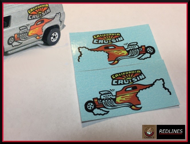 1/64 Redline 'California Cruisin' Replica Decal SCR-0224 | eBay